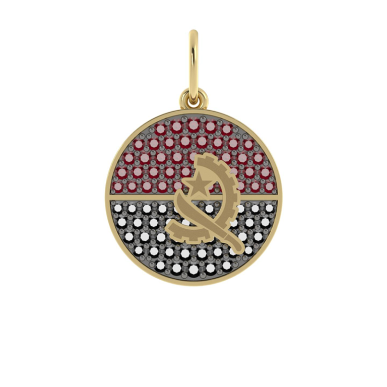Angola Destination Charm - Patsy Wesson Jewelry Design