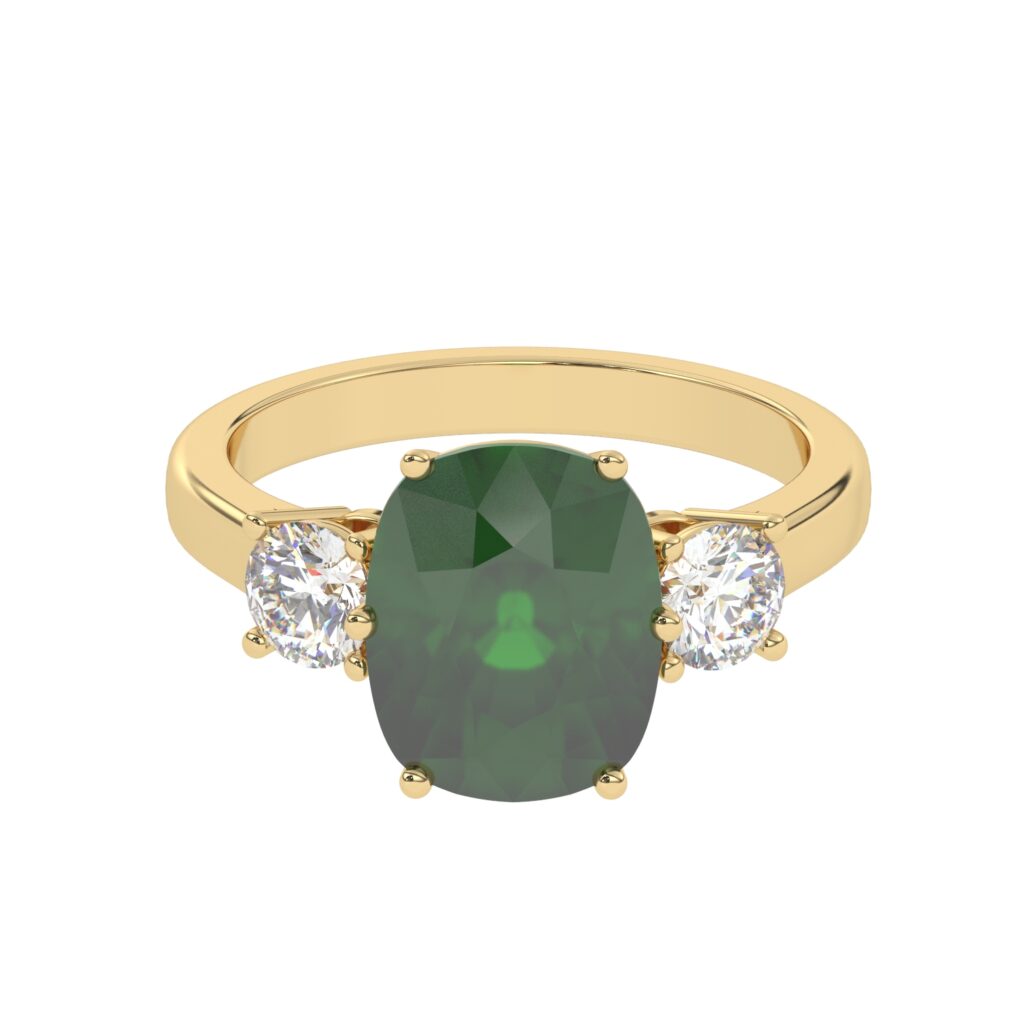 Custom Three Stone Ring – Patsy Wesson Jewelry Design